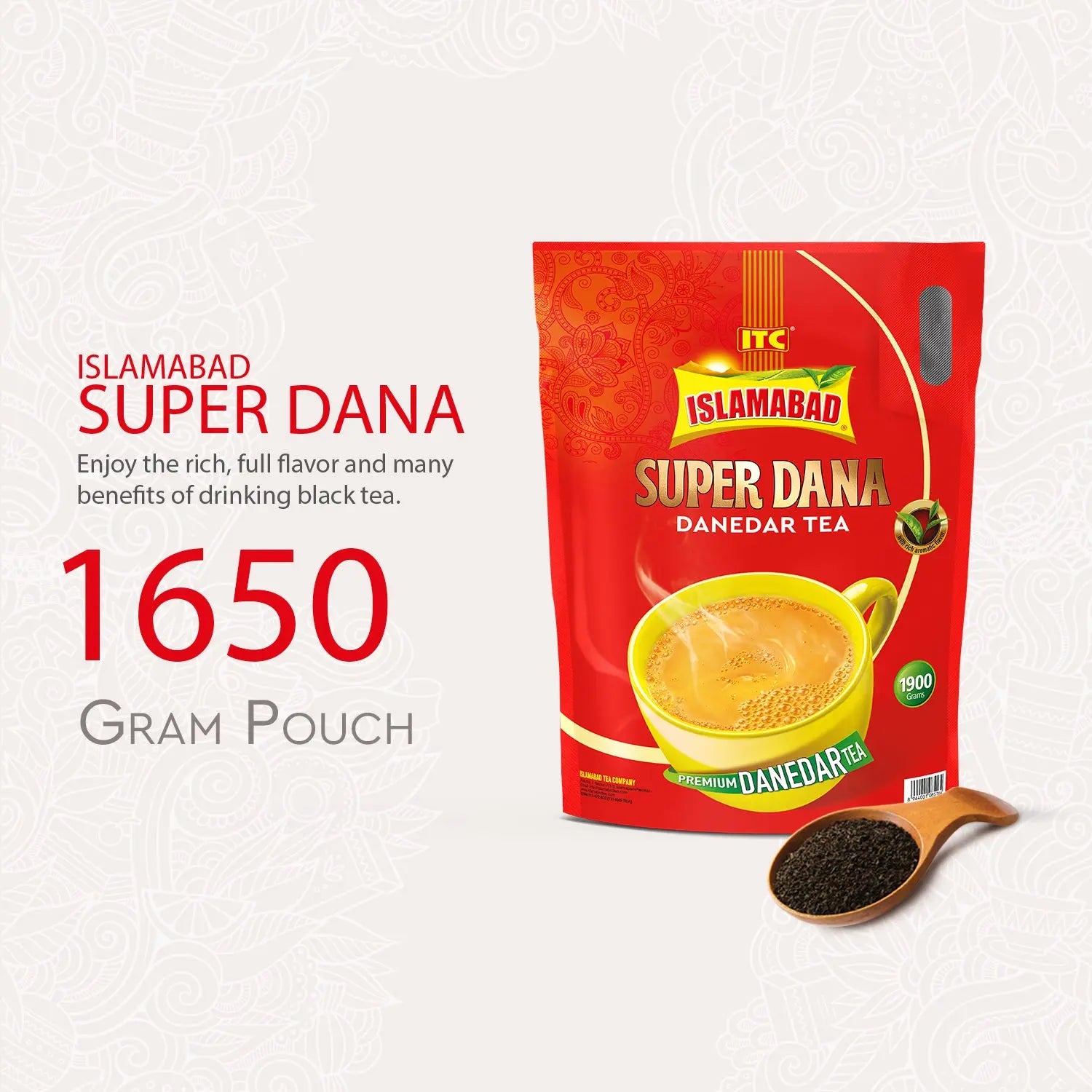 Islamabad Tea Super Dana 1650 Gram Pouch – Islamabad Tea Company
