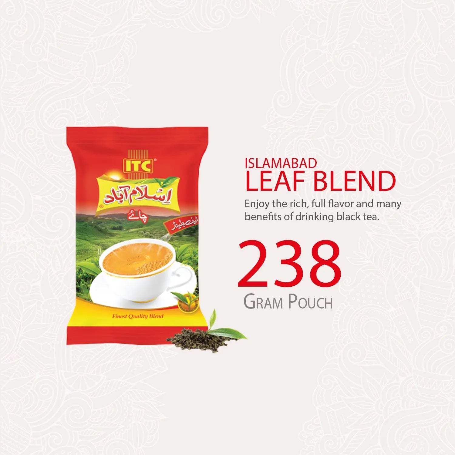 Islamabad Tea Leaf blend 238 Gram Pouch – Islamabad Tea Company
